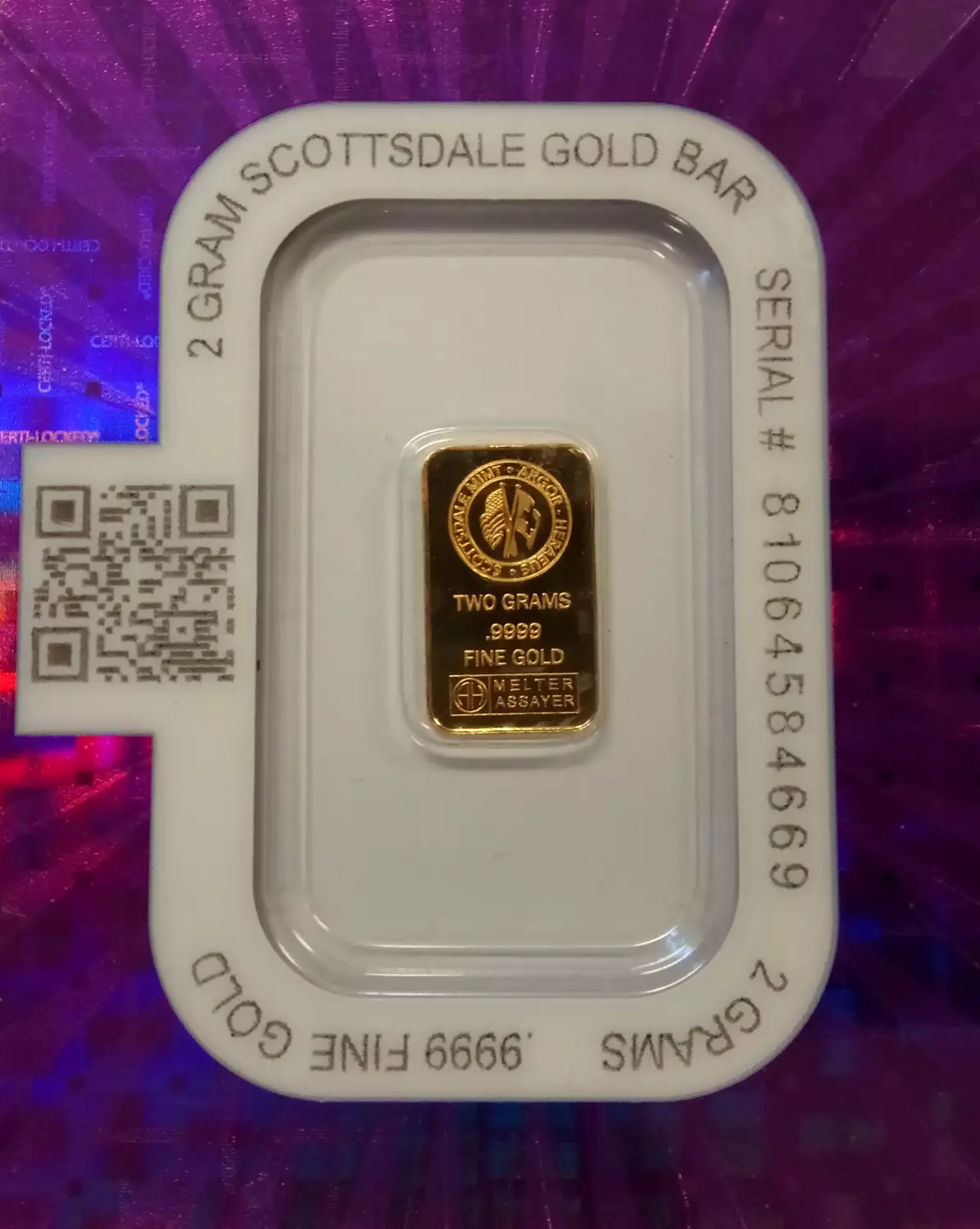 Generic 2 g Gold Bar - Bullion & Diamond Co.